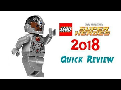Quick Review: Cyborg Minifigure, LEGO 2018 DC Comics Super Heroes ...