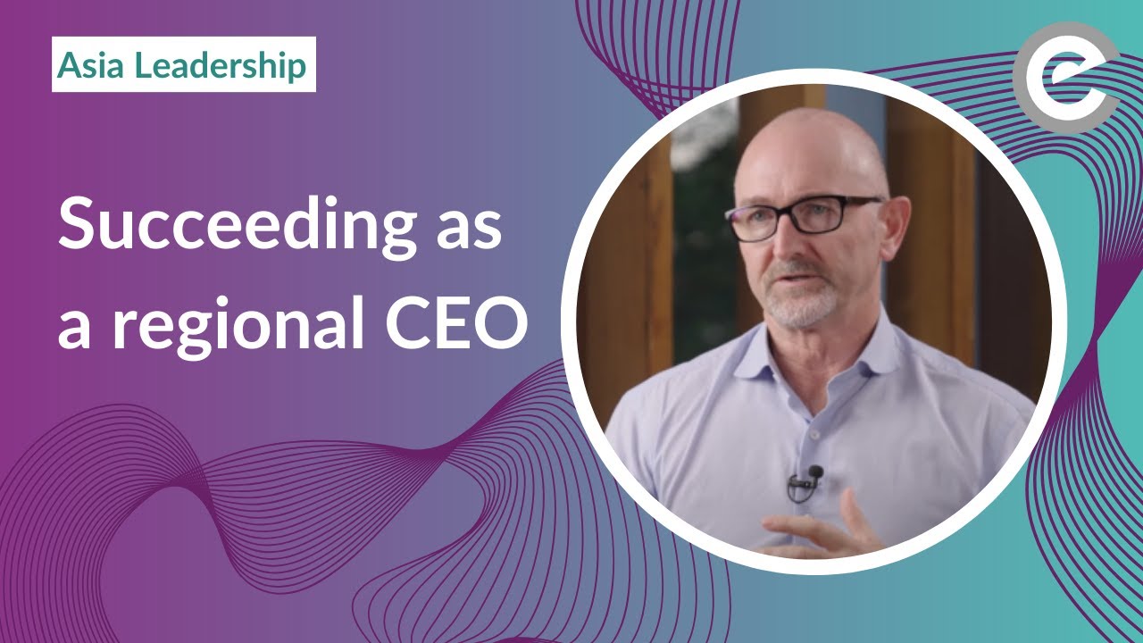 Succeeding as a regional CEO - YouTube