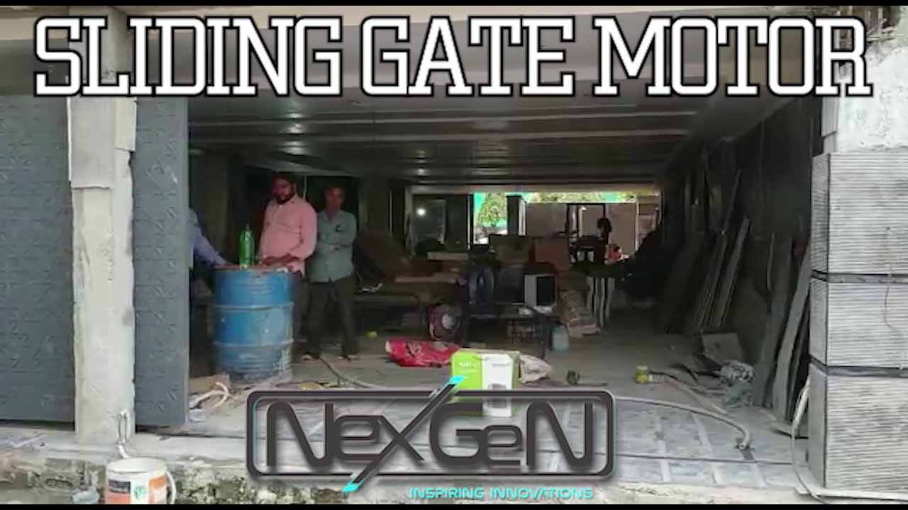 Comunello Sliding Gate Motor - YouTube