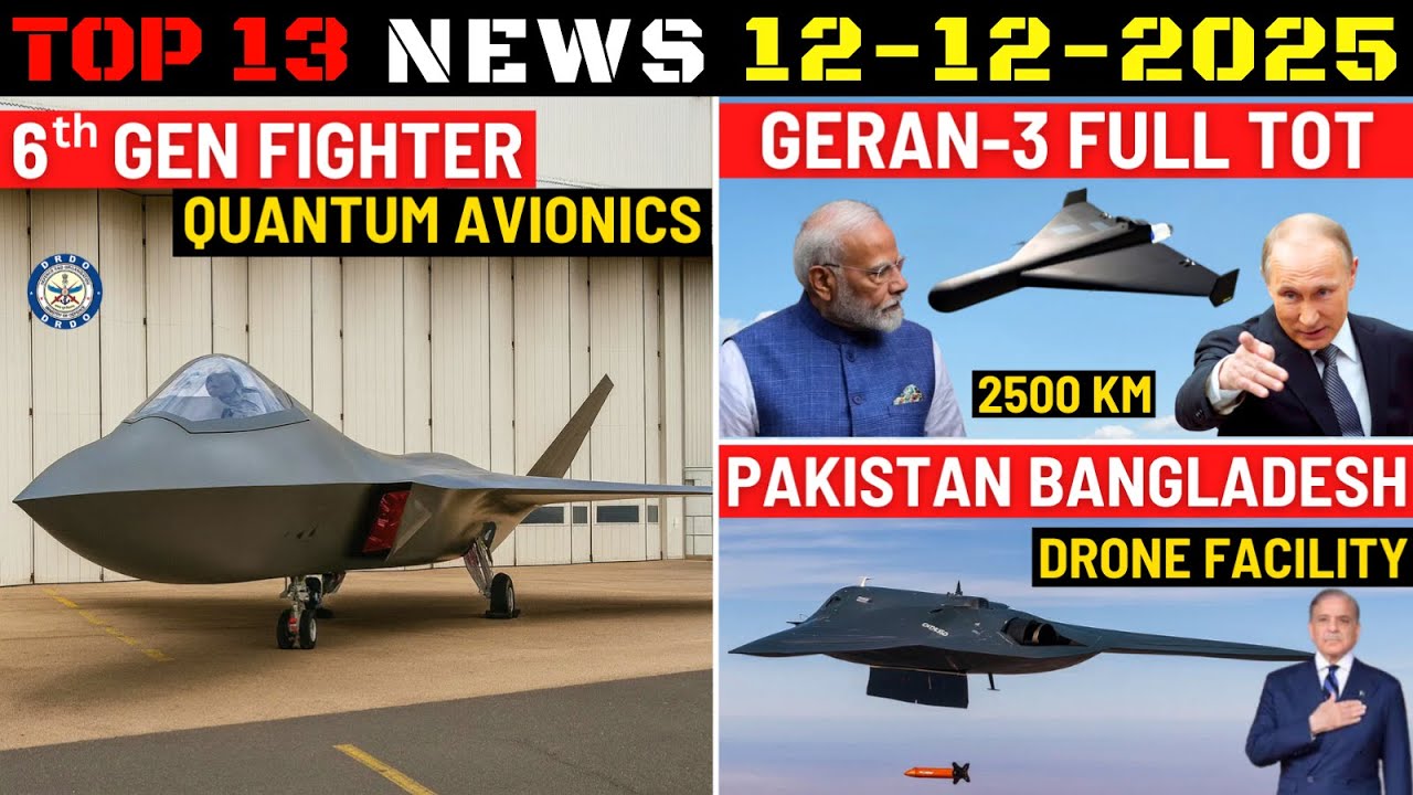 Indian Defence Updates : DRD0 6th Gen Fighter,Geran-3 To India,M200 ...