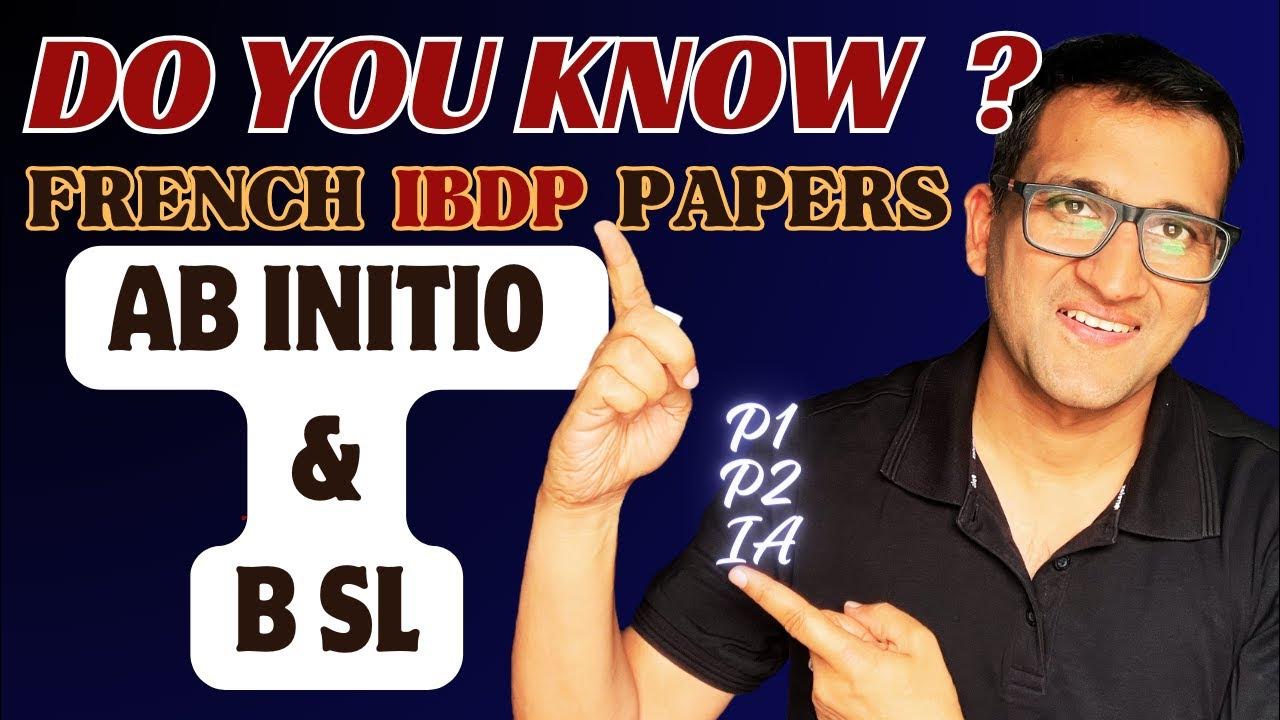 IB FRENCH ab initio - Complete Internal Assessment Details - Updated ...