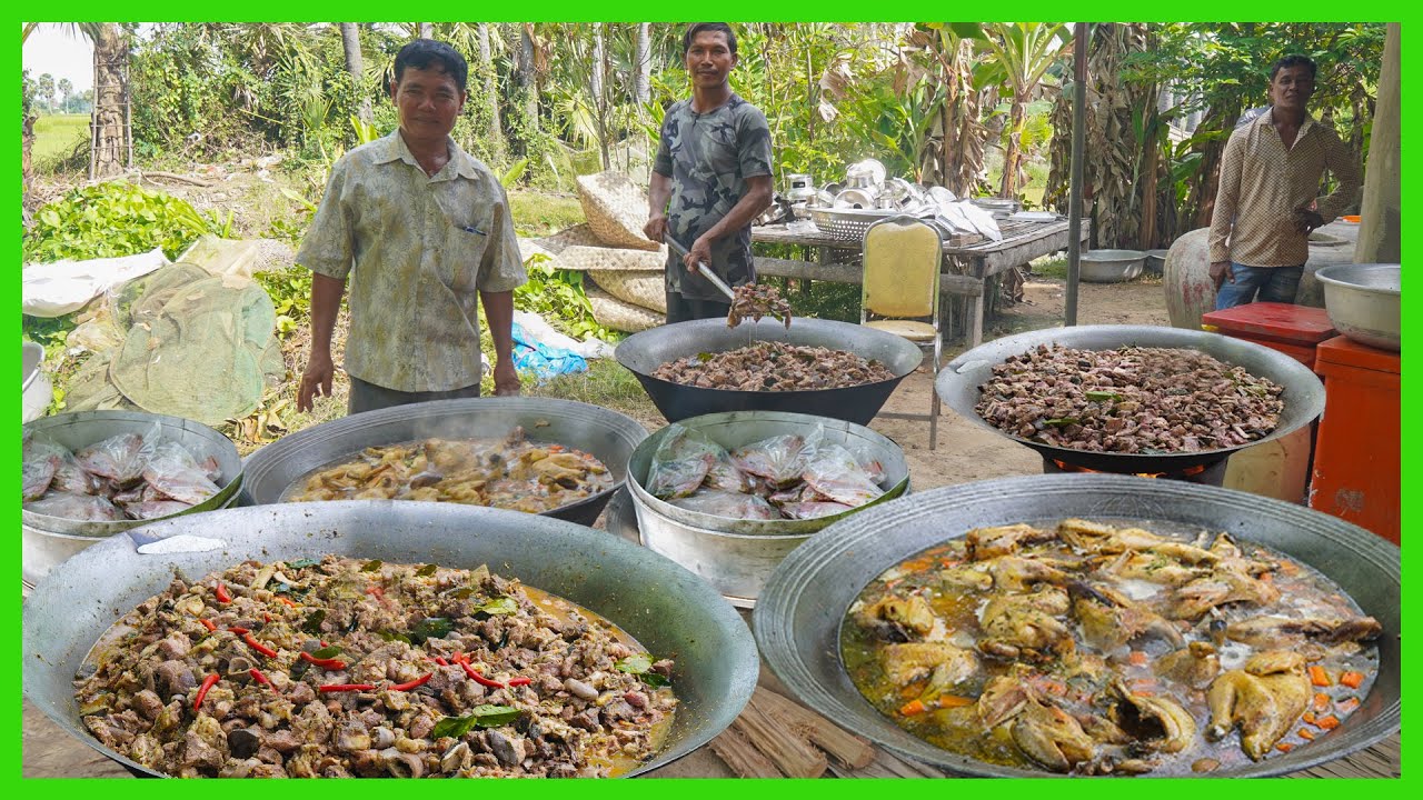 Countryside Wedding Food! Amazing Food In Small Village! You have Never ...