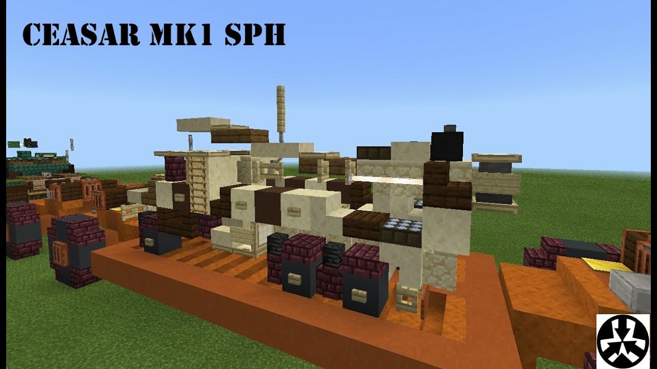 caesar self propelled howitzer tutorial || Minecraft - YouTube
