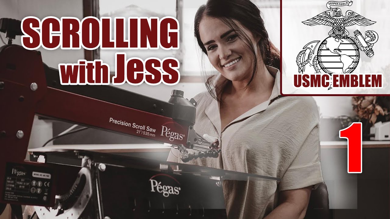 Wood Project: USMC Emblem - Scroll Saw (Pt 1) - YouTube