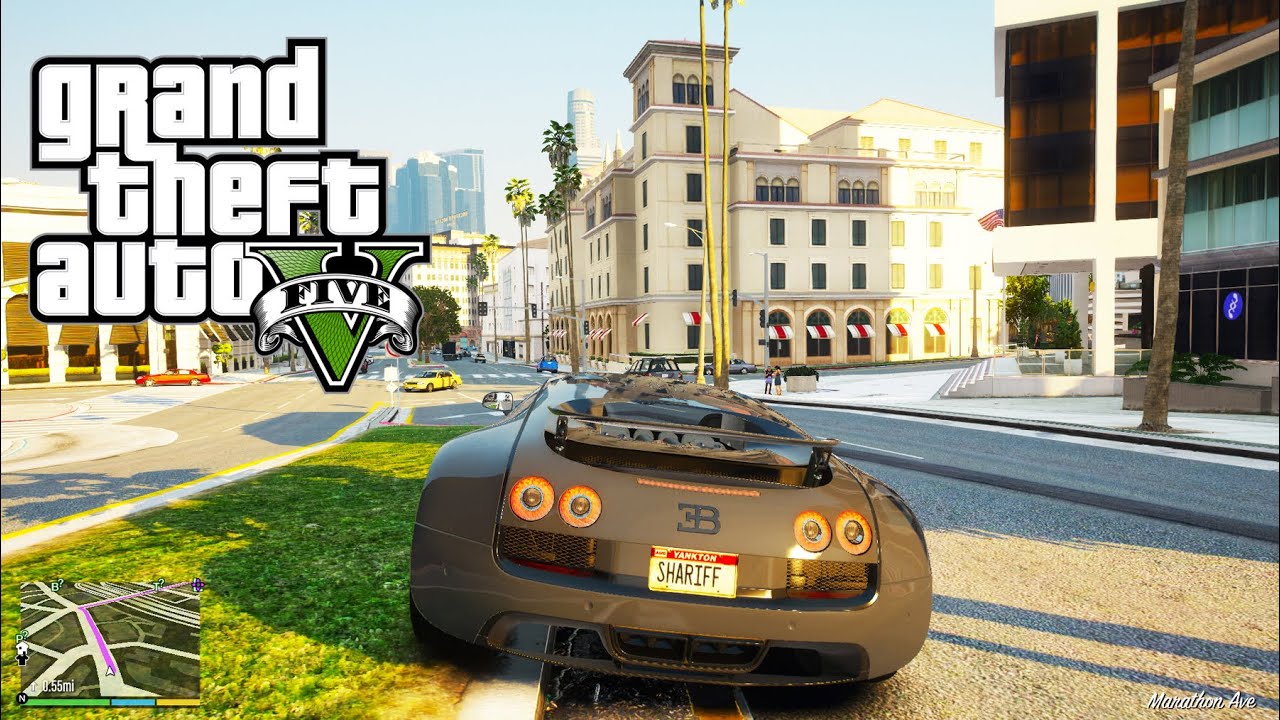 Grand Theft Auto 5 4K Ultra Graphics Gameplay - GTA 5 PC 4K 60FPS - YouTube