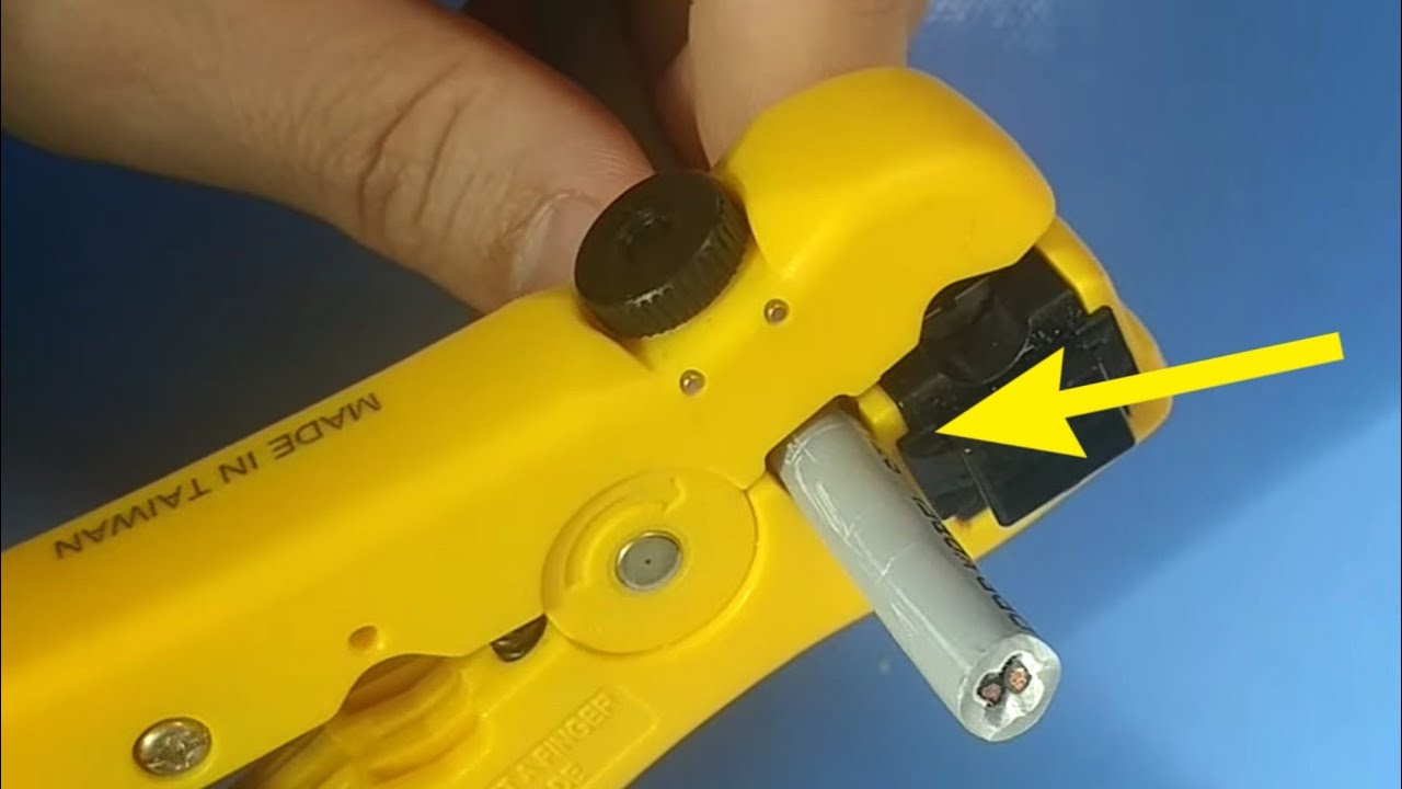 9.통신케이블 쉽게 탈피하기ㅣEasy way of communication cable strip. - YouTube