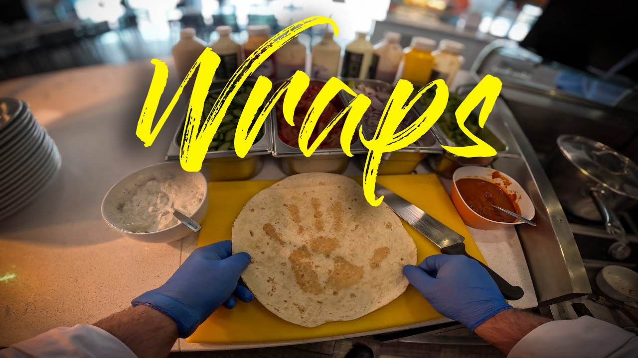 48 minutes of POV Service: Tasty Chicken Wraps 👌😊👍 - YouTube
