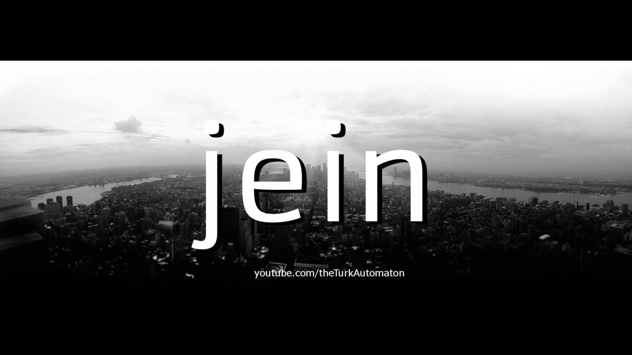How to pronounce jein in German - YouTube