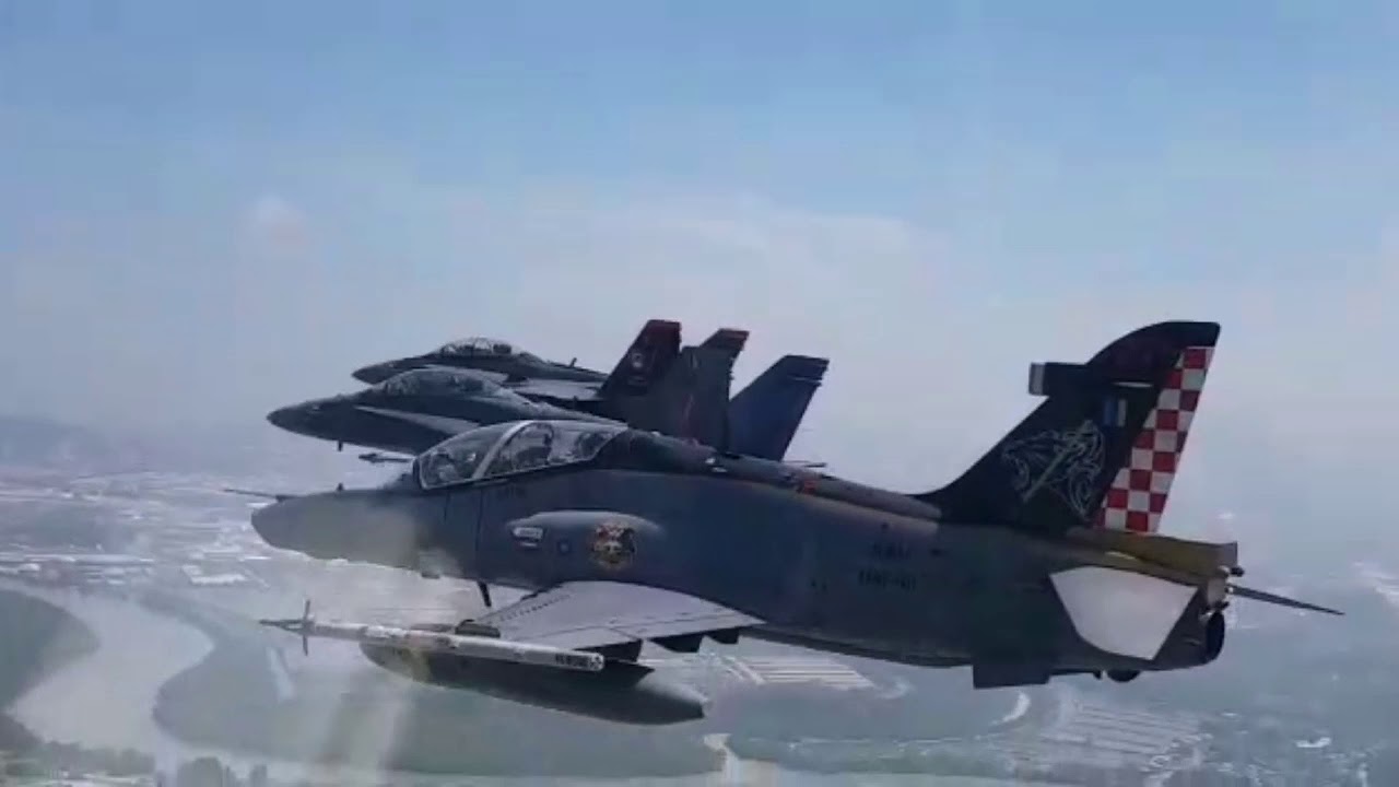 HAWK 108 & F/A-18D Hornet RMAF - YouTube