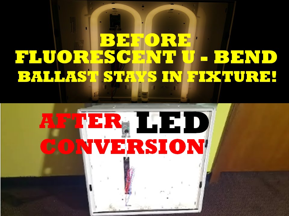 LED U Bent Retrofit WITHOUT Ballast Bypass! 2x2 Conversion of ...