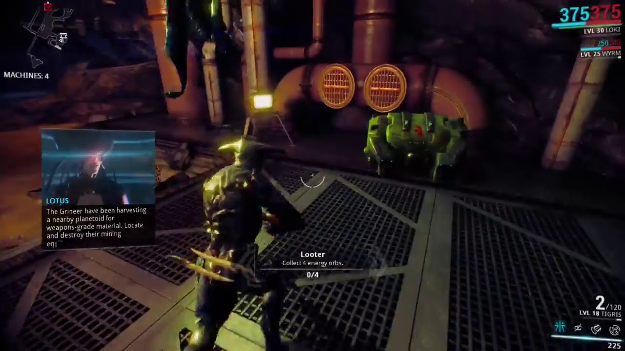 Warframe - Saturn - Titan - Sabotage - YouTube