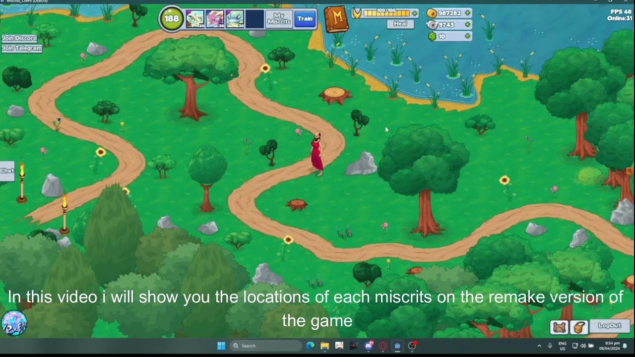 Miscrits is back - Location of Rare and Exotics in Forest Area - YouTube