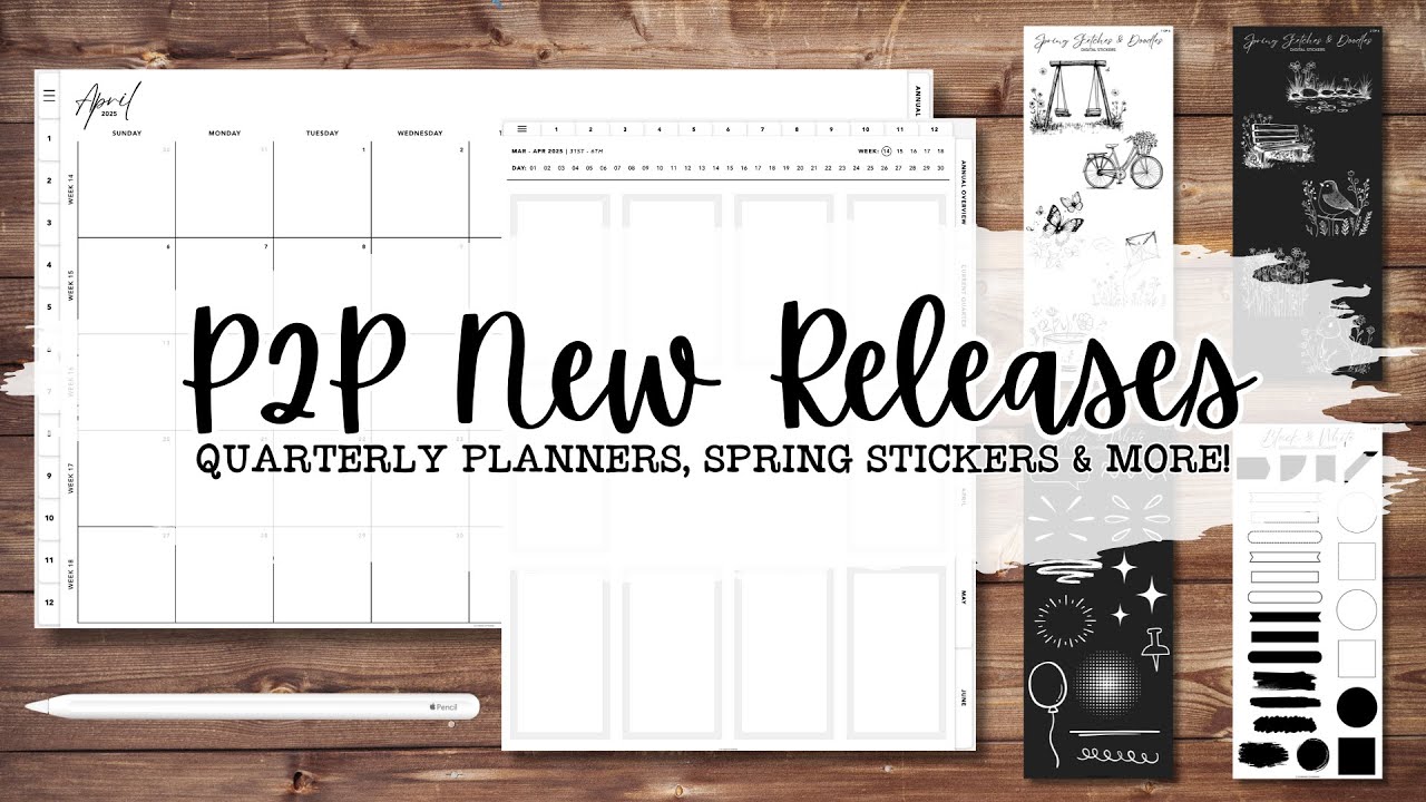 Quarterly Planners, Essential Stickers & More! 🤩 | March 2025 New ...