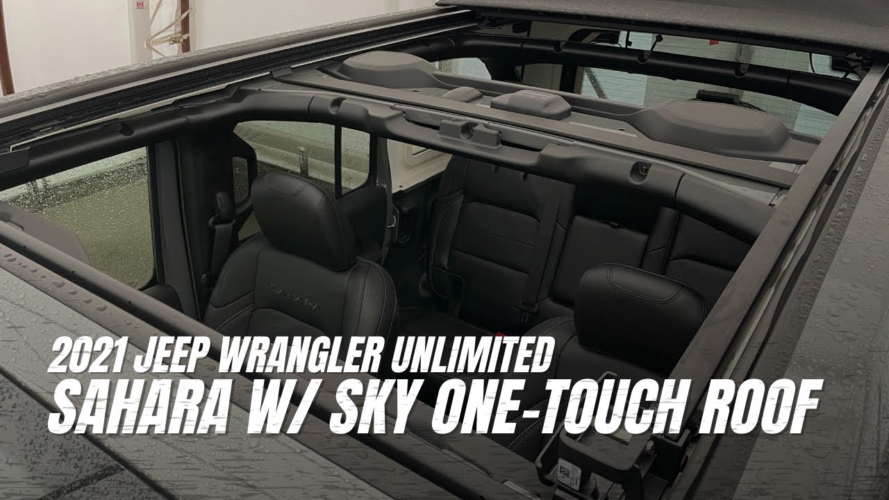 2021 Jeep Wrangler Unlimited Sahara w/ Sky One-Touch Power Roof | 900 ...