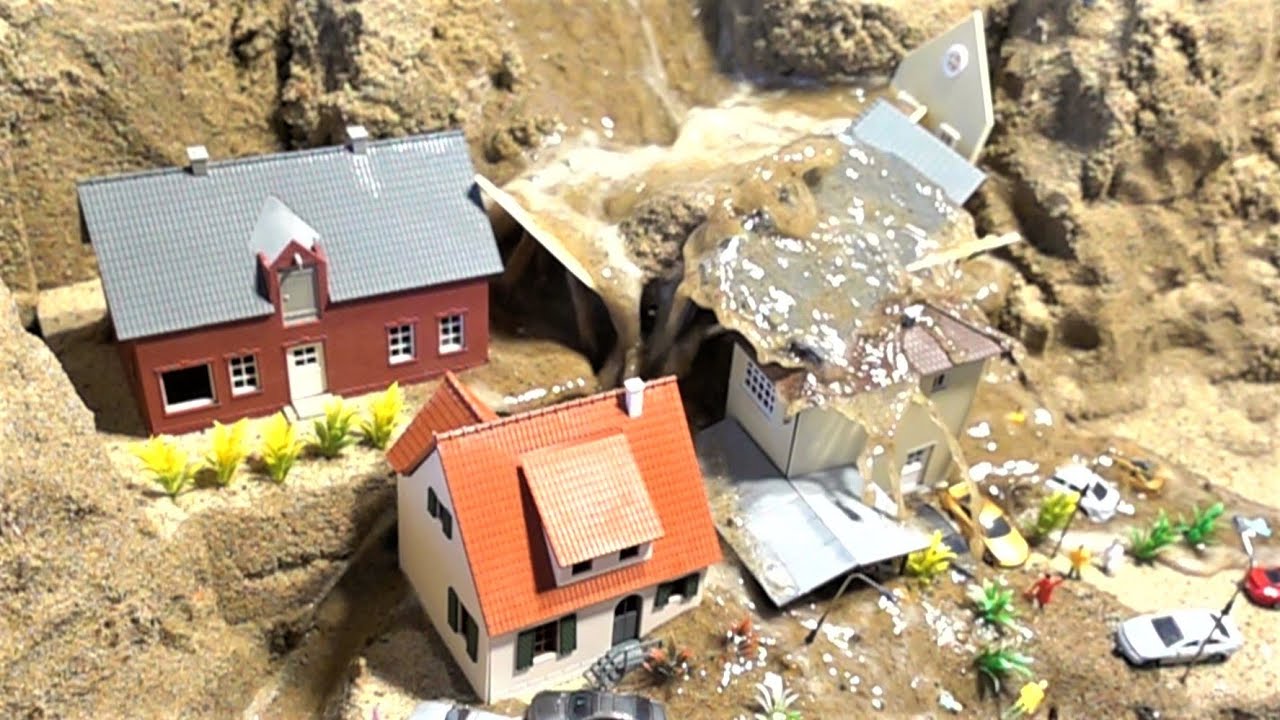 Damn Town - Diorama Dam Breach - YouTube