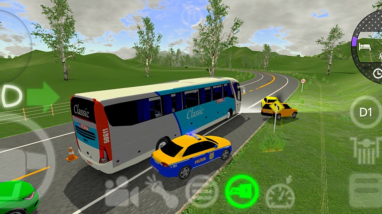 Bus driving Simulation Game - Bus transport game - Android game play ...