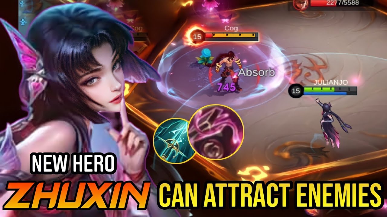 NEW HERO MAGE ZHUXIN - best build and emblem zhuxin - TUTORIAL NEW HERO ...
