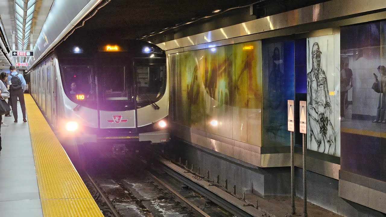 A Long Subway Ride From Union Station to Bayview Station - YouTube