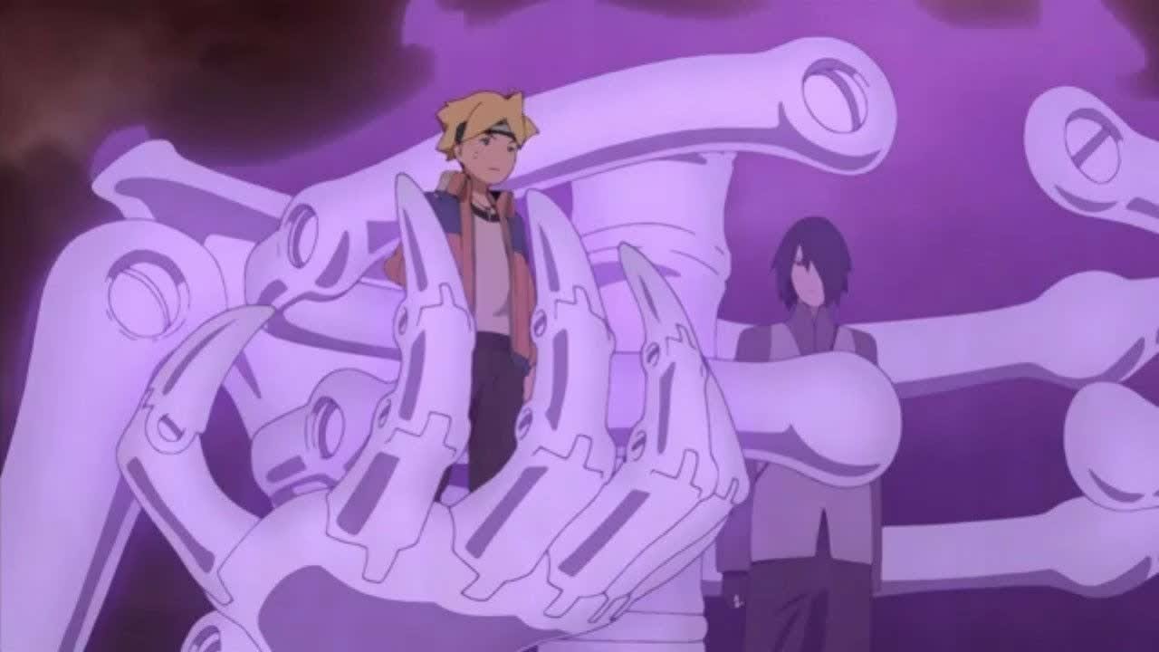 Sasuke Transports Boruto With Space-Time Jutsu To Rescue Naruto ...