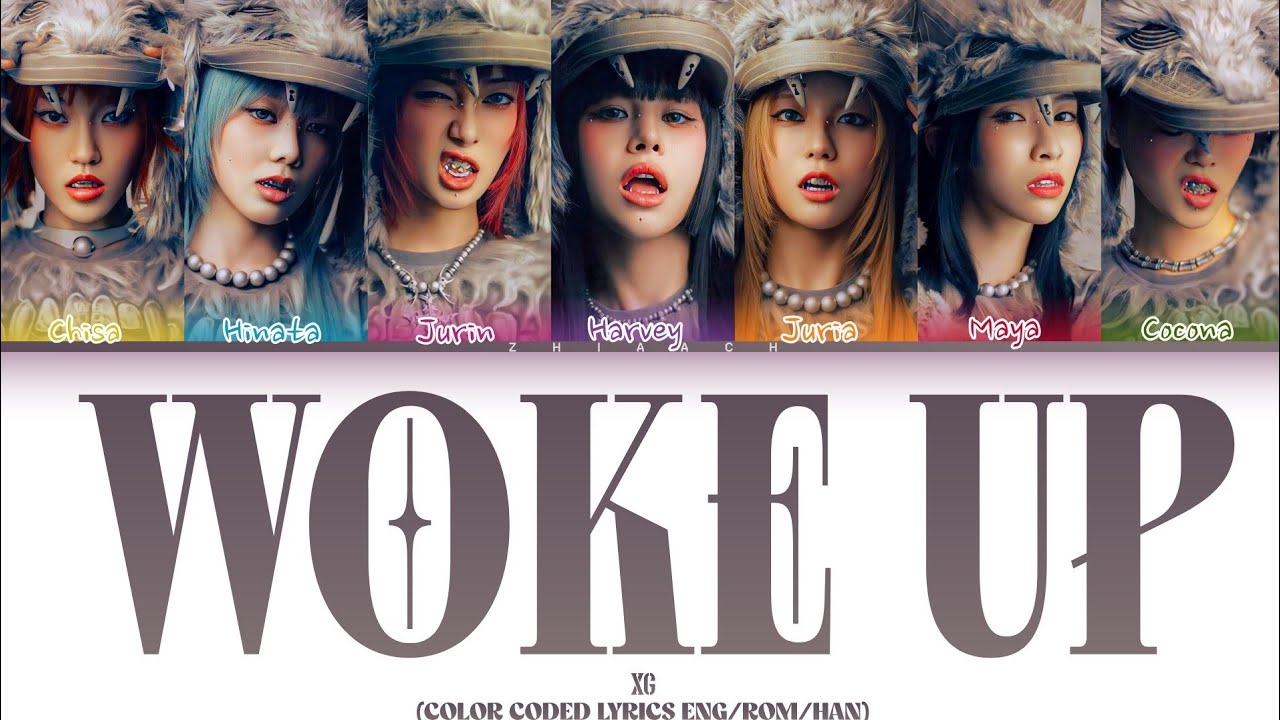 XG 'WOKE UP' LYRICS' (COLOR CODED LYRICS) - YouTube