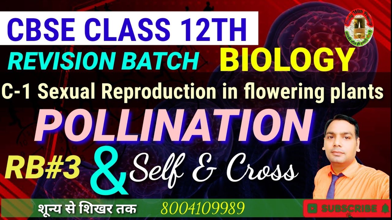 Cbse class 12 revision batch 2025 | RB#3| Pollination| Agent of ...