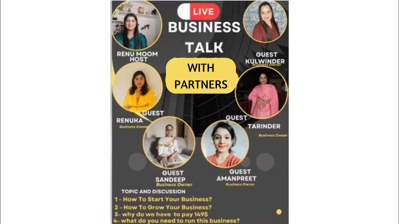 Live Chat With my Business Partners - YouTube