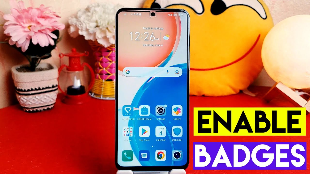 How to Enable App Icon Badges on Honor X8 - YouTube