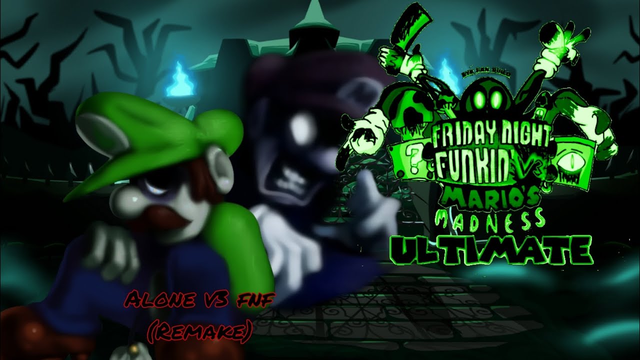 Mario's Madness v3 Ultimate | Alone v3 fnf (Remake) | Alone original ...