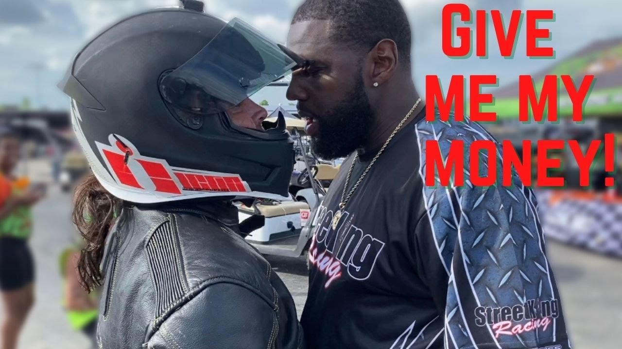 BIG FIGHT ERUPTS at CONTROVERSIAL MOTORCYCLE GRUDGE RACE! - YouTube