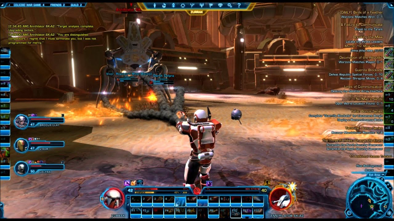 SWTOR Colicoid War Games Final - YouTube