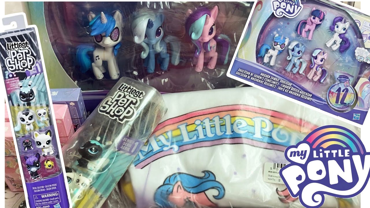 🦄💖🌈Mlp & lps & sanrio HAUL ! 💖🌈🦄| reviewing & enjoying my new stuff ...
