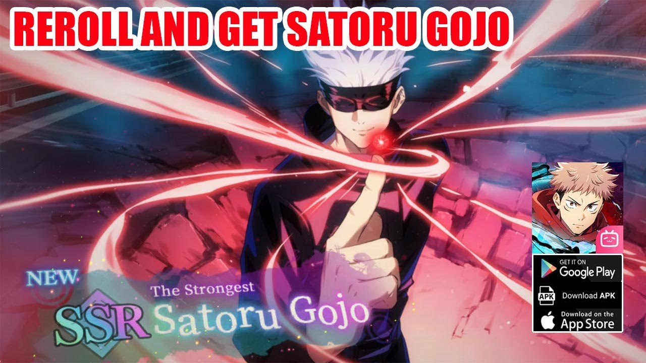 Jujutsu Kaisen Phantom Parade Gameplay - Reroll and get Satoru Gojo ...