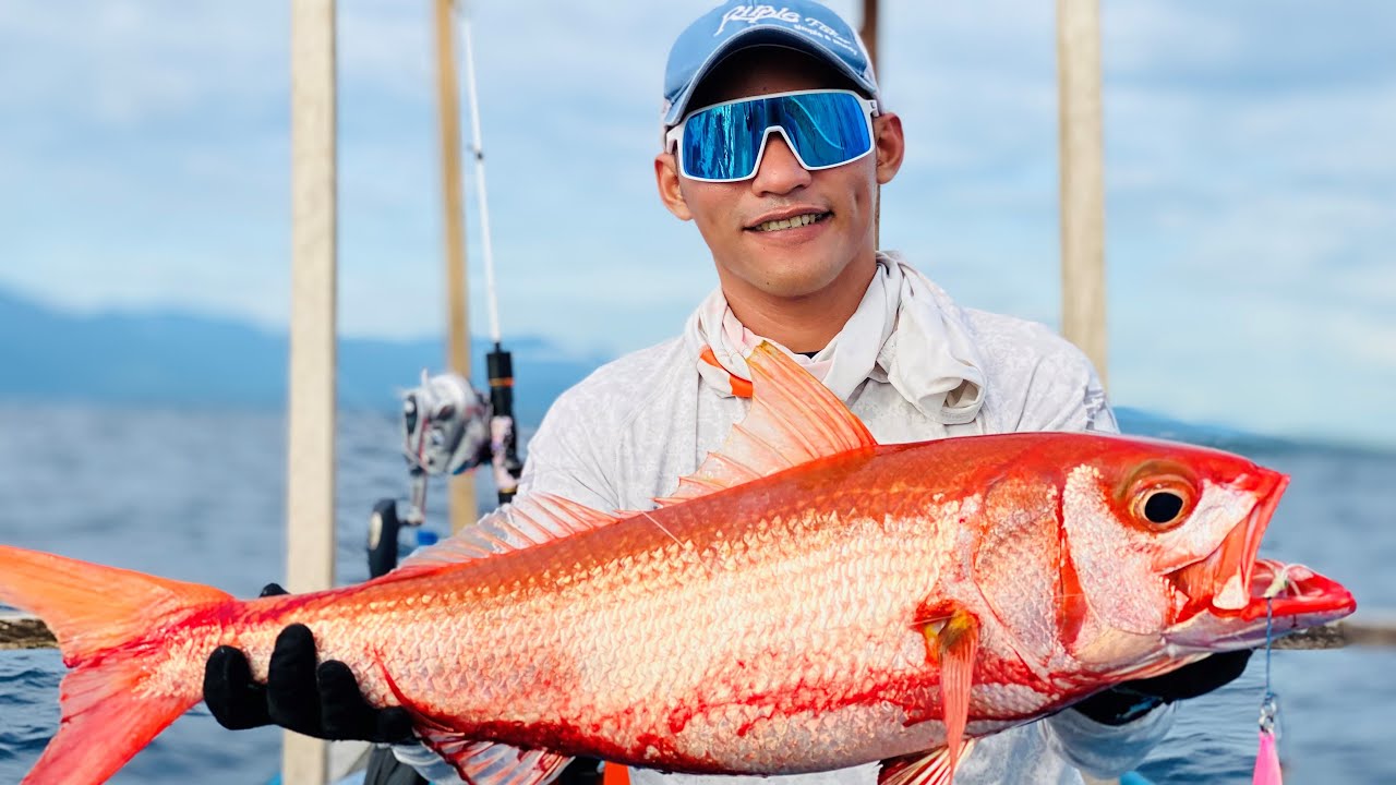 Mancing Teknik Slow Jigging di Spot Belakang Rumah, isinya Ruby Snapper !!!!! Manokwari Papua ...