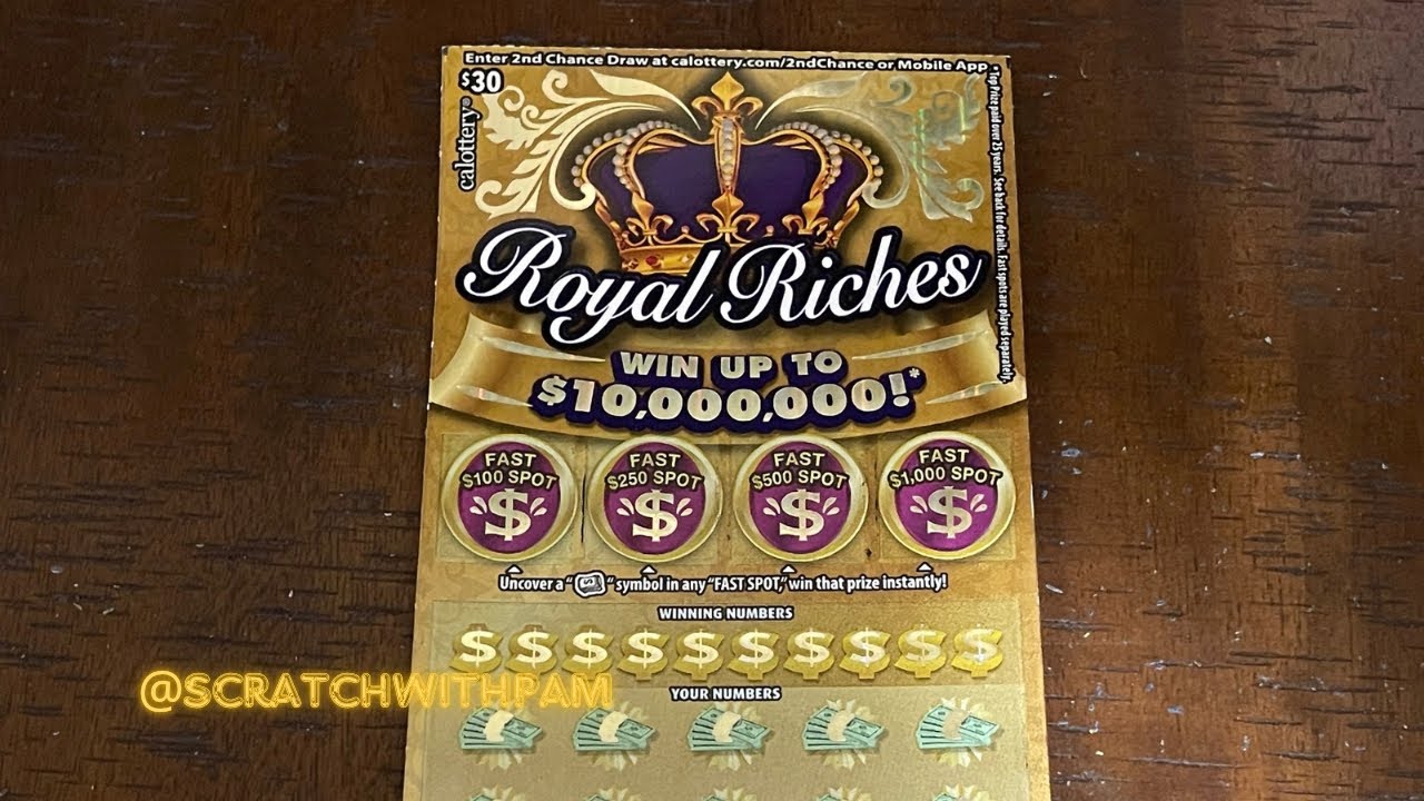 Royal Riches CA Scratcher @ScratchWithPam #californiascratchers # ...