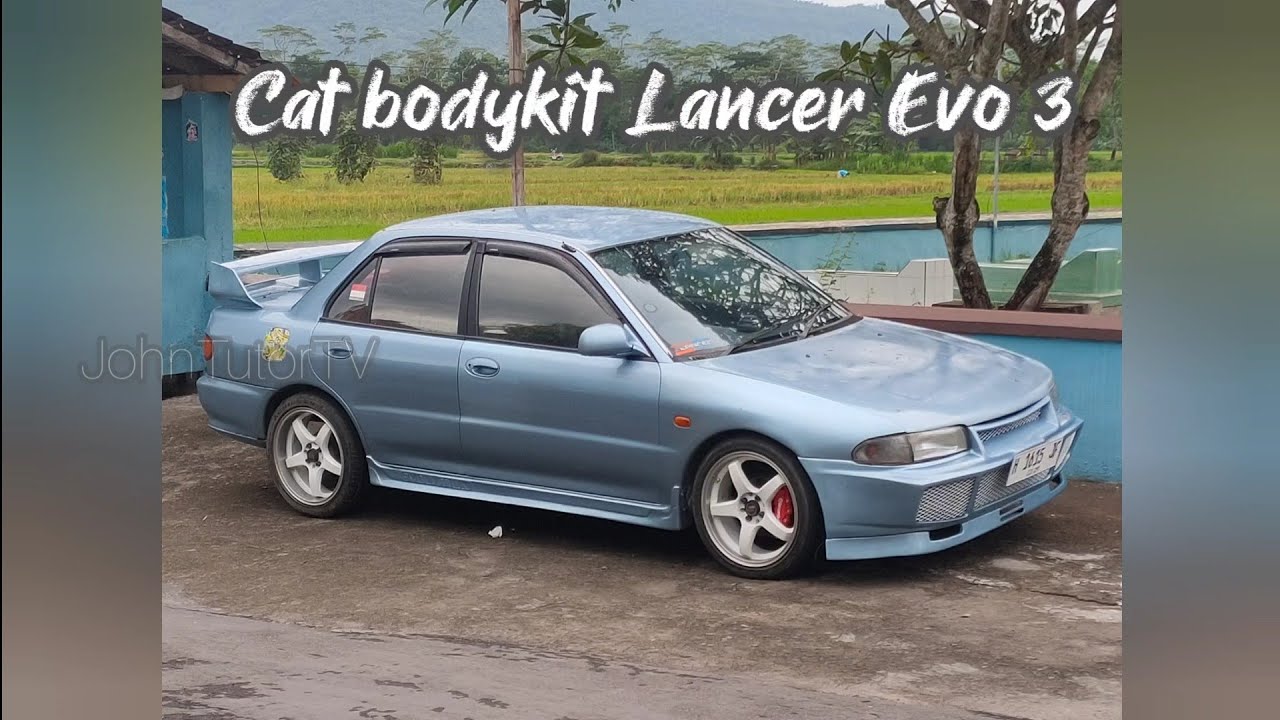Cat bodykit Lancer Evo 3 convert - YouTube