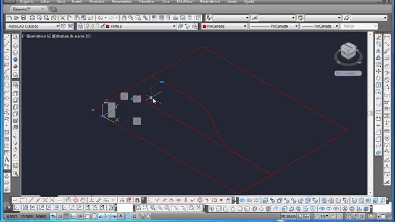 Tutorial de Autocad - 13 - Fecho(Lingueta) de Trinco - YouTube