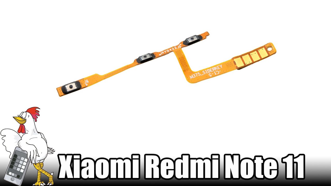 Guía del Xiaomi Redmi Note 11: Cambiar flex encendido y volumen - YouTube