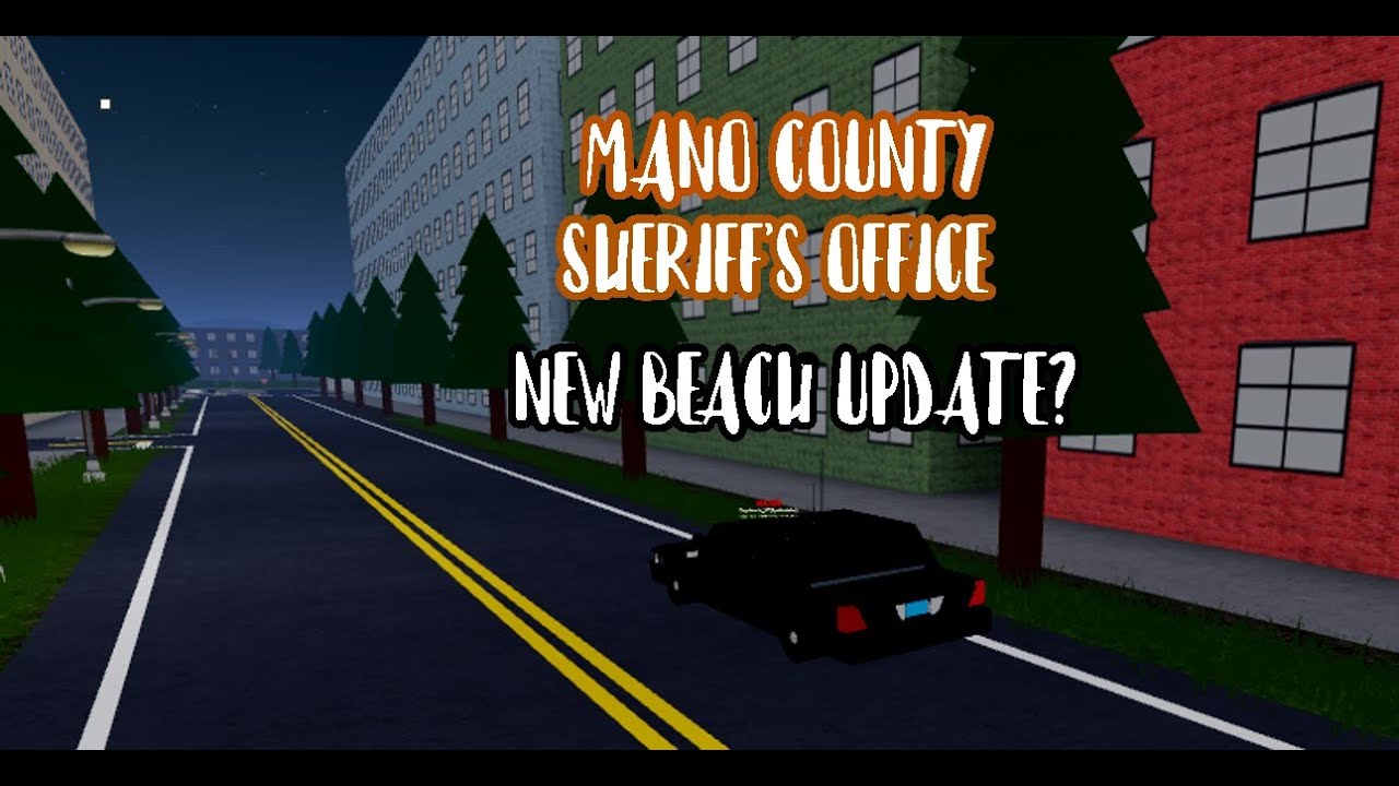 ROBLOX | Mano County Admin Patrol #4 | Beach Update? - YouTube
