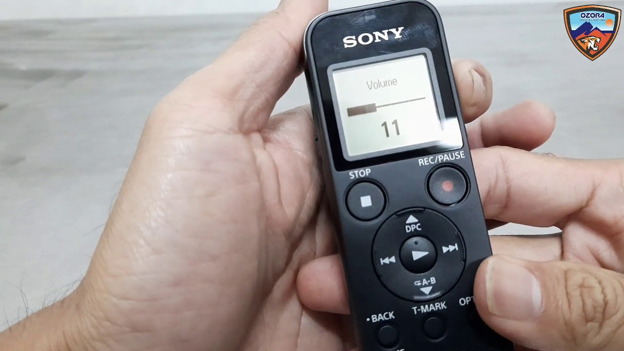 Mempelajari menu Audio Recorder SONY ICD PX-470 - YouTube