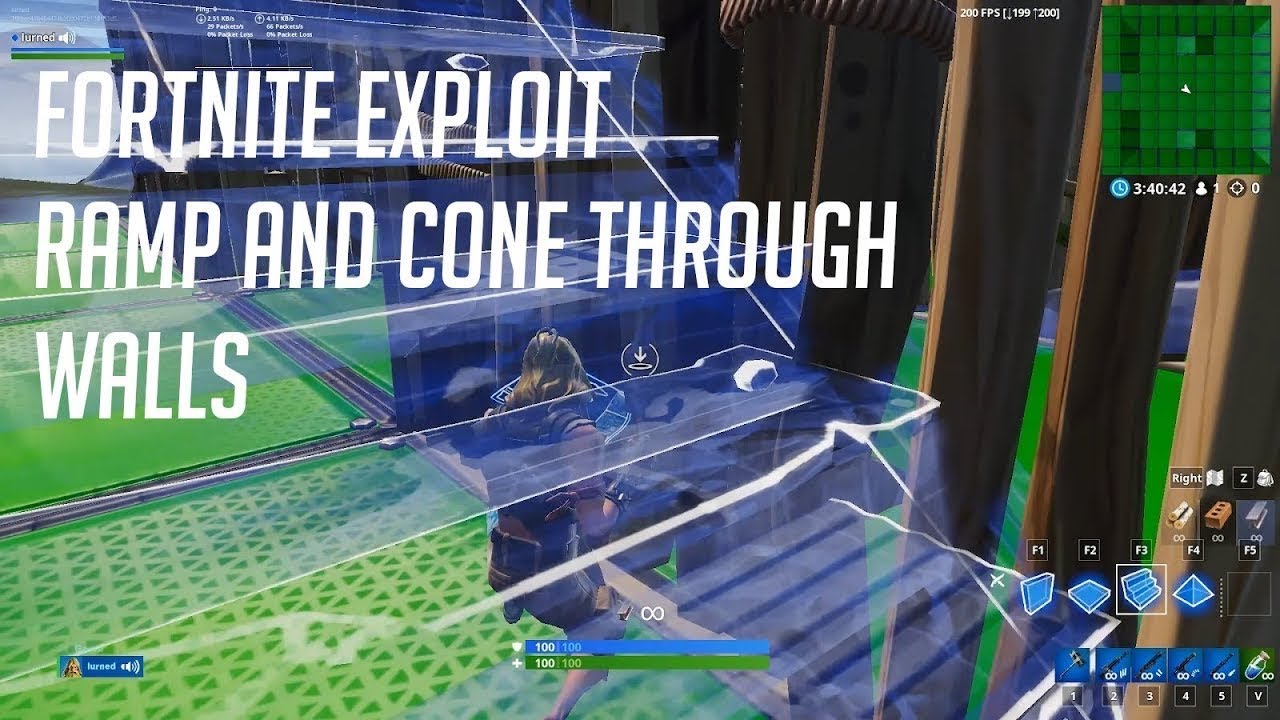 *EXPLOIT* How To Put Ramps And Cones Through Walls!! - YouTube