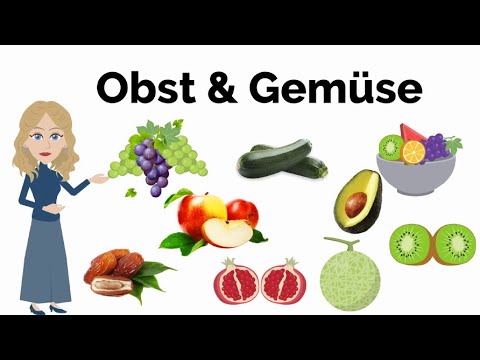 Deutsch lernen: Die wichtigsten Namen von Obst und Gemüse für den ...