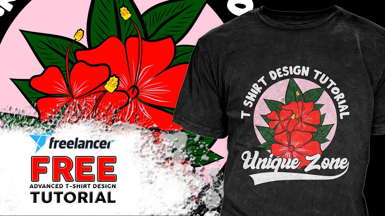 hand drawing T shirt design | how to make a vector image from a photo in illustrator | Unique ...