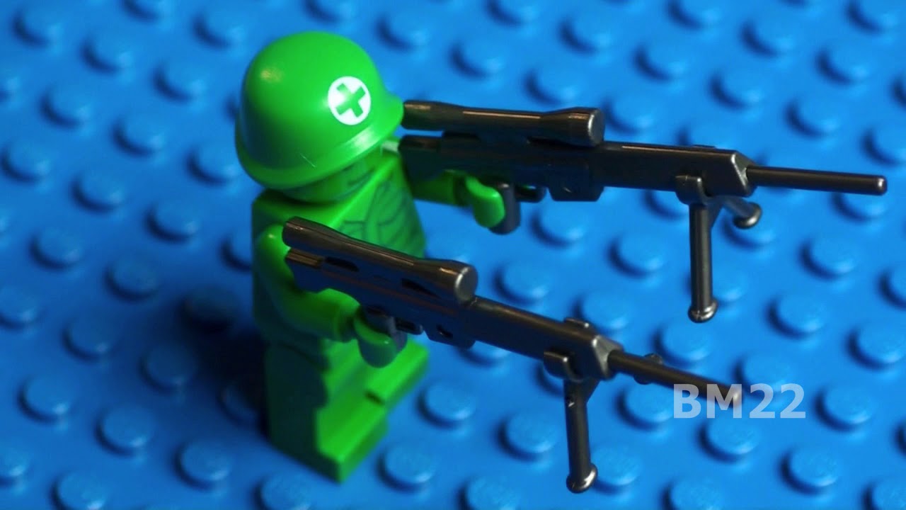 Brickarms Modern Combat Pack LEGO Compatible Brick Toy Review - YouTube