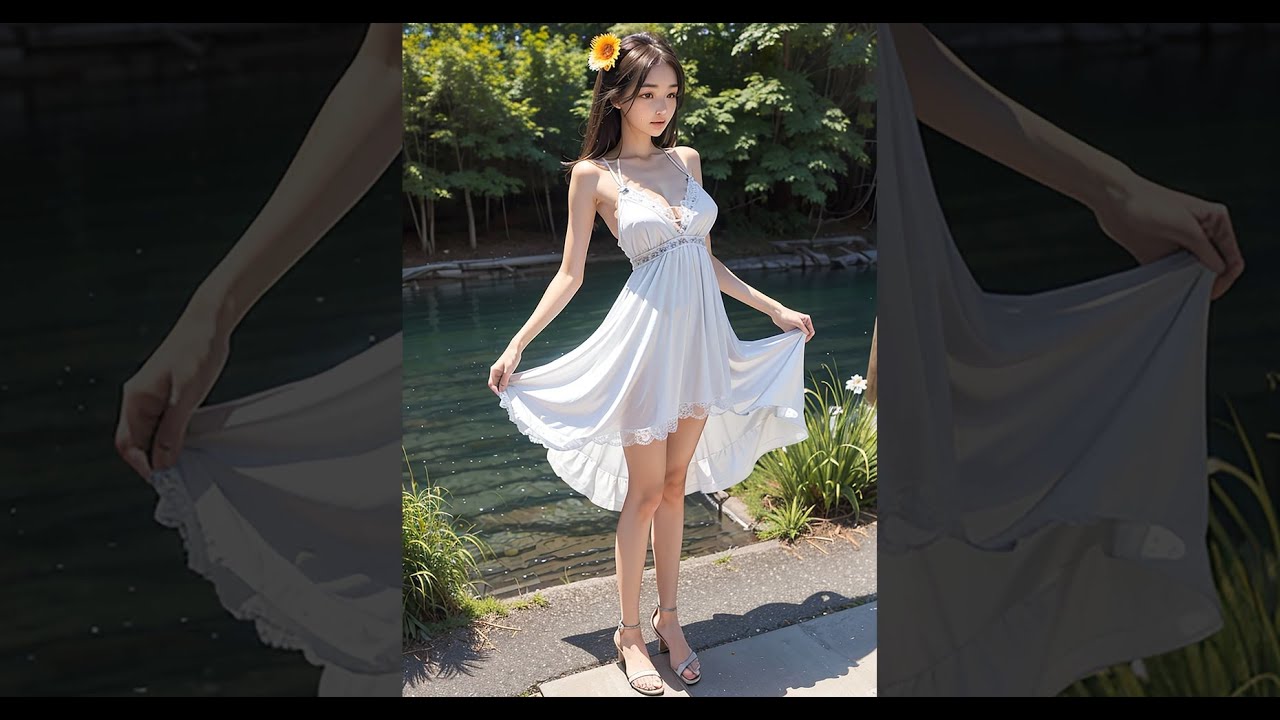[4K / AI Drawing, Art] Sundress Lookbook / AI 美人 / AI Lookbook / #aiart ...