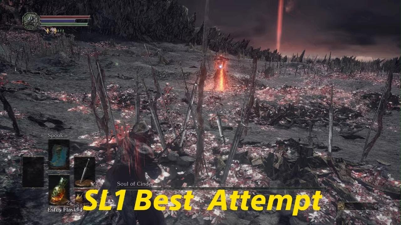 DS3 SL1 Soul of Cinder Best Attempt (Progress!) - YouTube