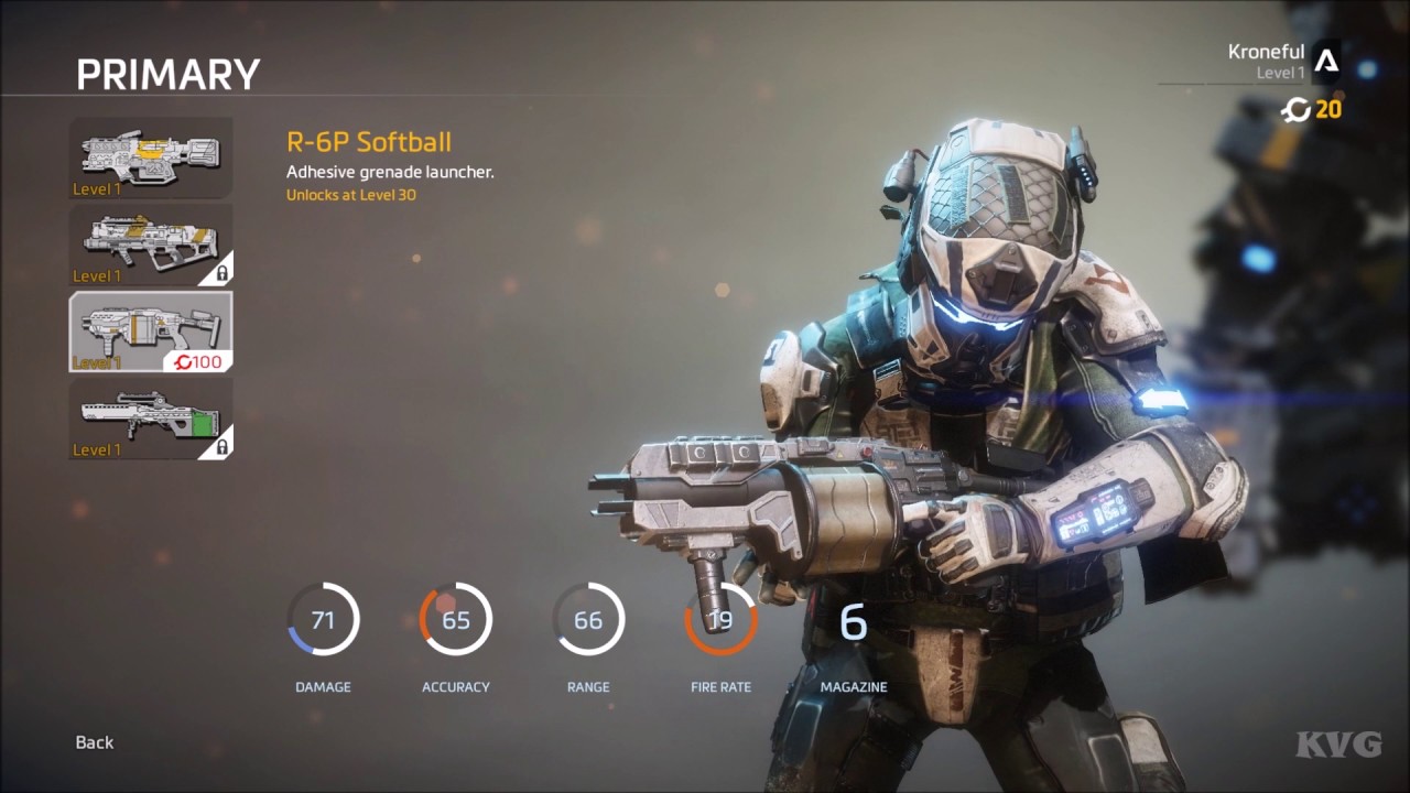 Titanfall 2 - All Weapons Shown | List (HD) [1080p60FPS] - YouTube