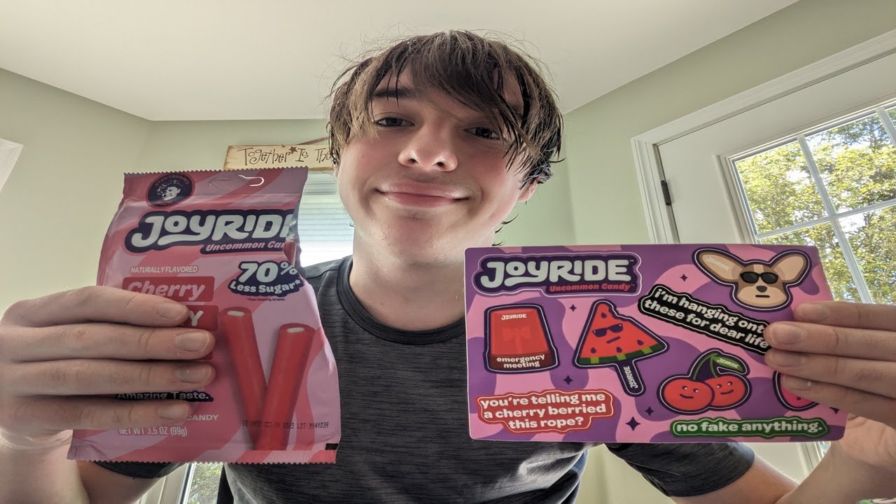 Reviewing More Of Ryan Trahan's Joyride Candy! - YouTube