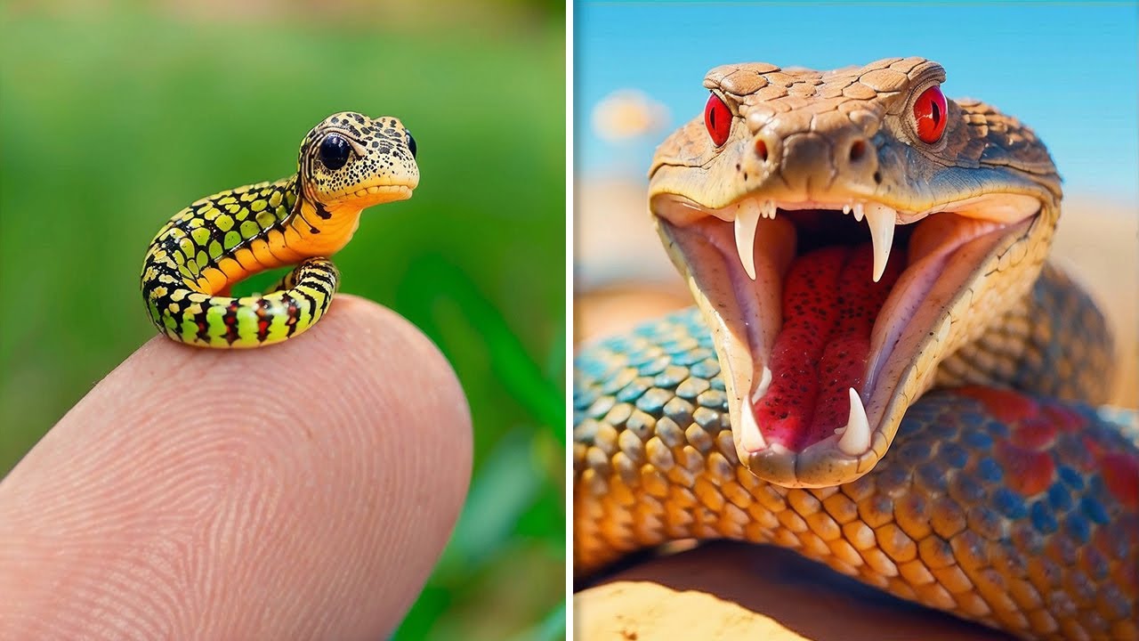 Before & After Animals Growing Up. Incredible Animal Transformations ...