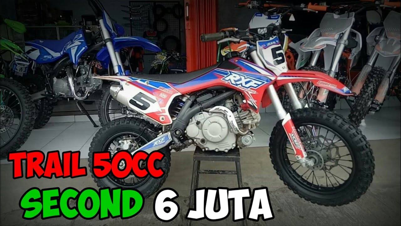 MINI TRAIL RXF 50cc MATIC SECOND - YouTube