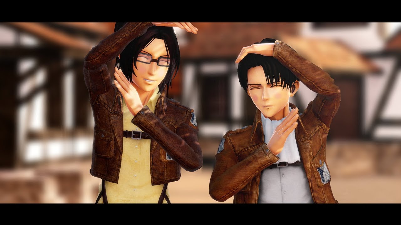 Heart dance /MMD x AoT/ Levi x Hange - YouTube